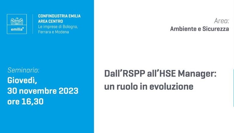 Dall'RSPP all'HSE Manager: un ruolo in evoluzione - Galileo Ingegneria